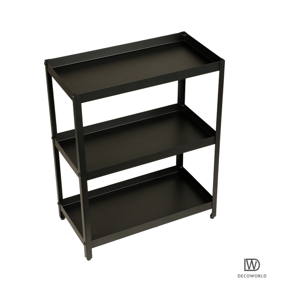 3 Tier Multipurpose Countertop Organizer Rack (Black) — DECOWORLD